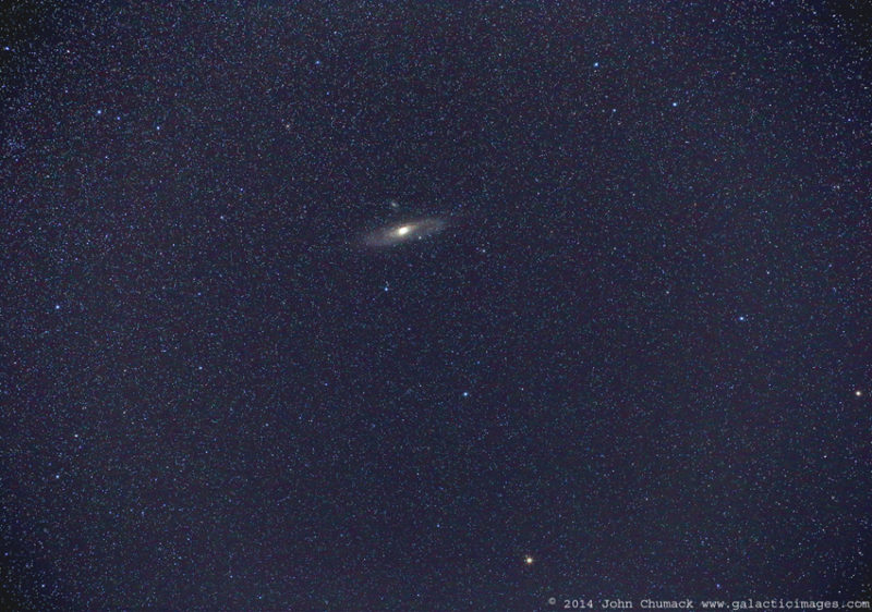 The Andromeda Galaxy & Beta Andromeda on 09-13-2014 - Galactic Images
