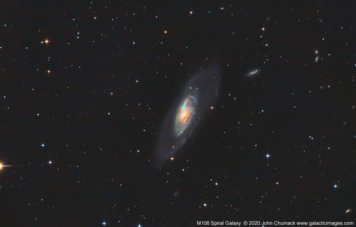 M106 Spiral Galaxy - Water Maser - Galactic Images