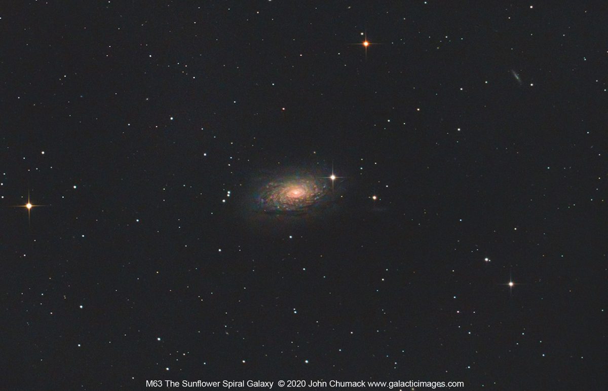 M63 The Sunflower Spiral Galaxy - Galactic Images