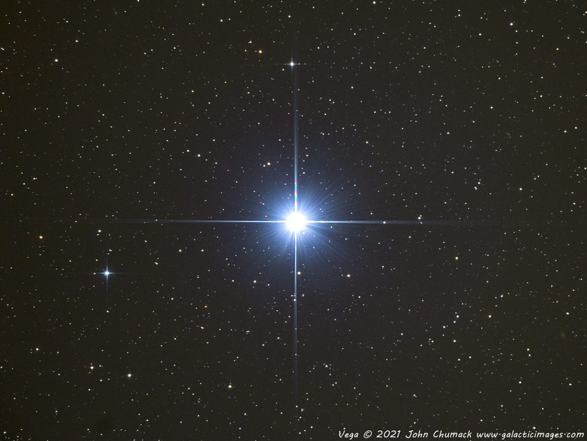 Vega - The Brightest Star in the constellation Lyra (The Harp ...