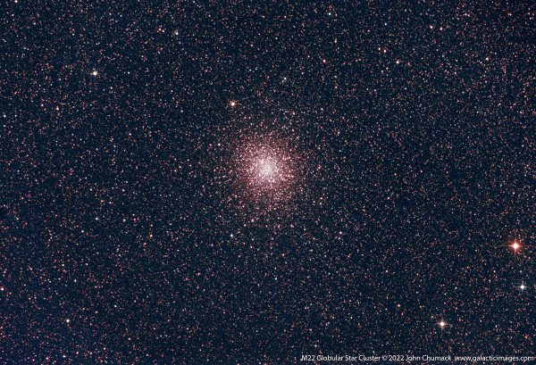 M22 Globular Star Cluster on 06-18-2022 - Galactic Images