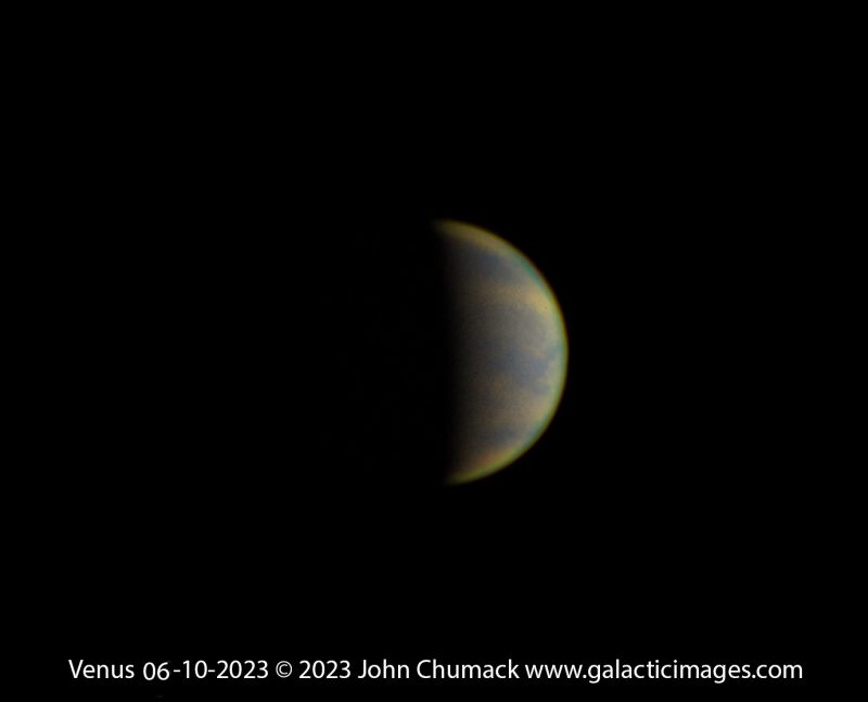 The Planet Venus on 06-10-2023 UV & IR Light - Galactic Images