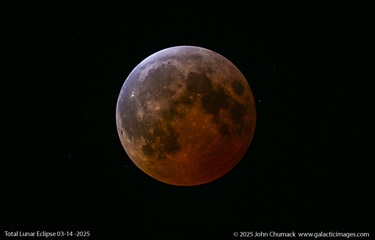 Total Lunar Eclipse -Totality 03-14-2025 - Galactic Images